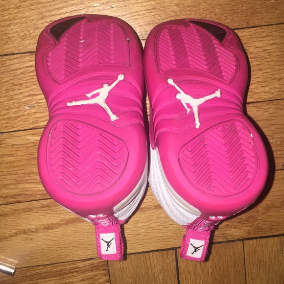 Jordan | Shoes | Girls Air Jordan 2 Retro 12 Pinkwhite Valentine | Poshmark
